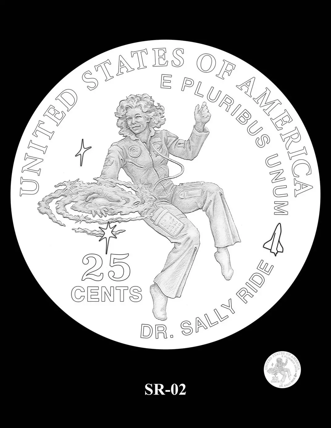 مایا آنجلو، سالی راید در میان اولین زنانی که در U.S Quarters به نمایش درآمدند 28156_4