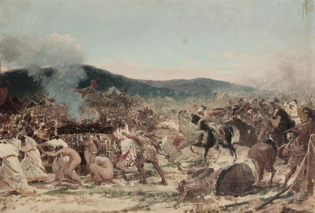En romantiserad skildring av slaget vid Himera