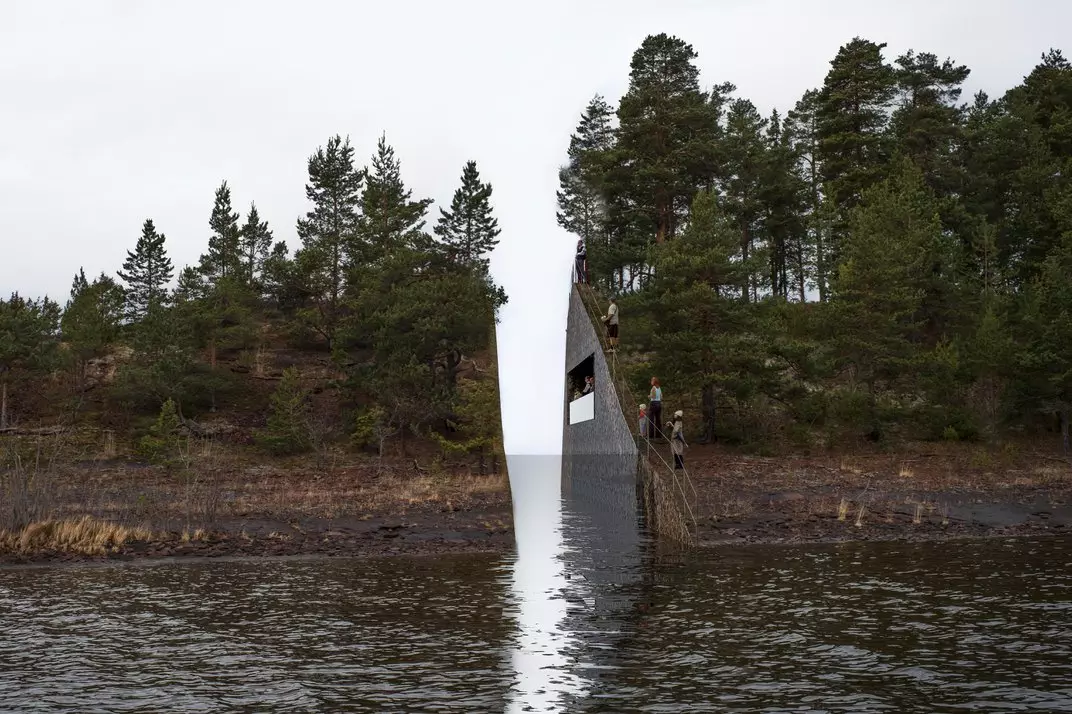 Bir Sanatçı, Norveç'in 2011 Katliamını Hatırlamak İçin Bir Yarımadayı Dilimleyecek 28552_4