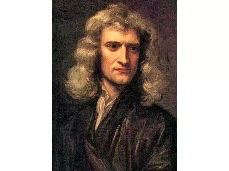 Portret van Isaac Newton