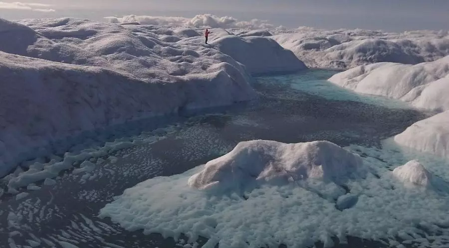 冰川微生物的小世界對全球氣候產生了巨大的影響