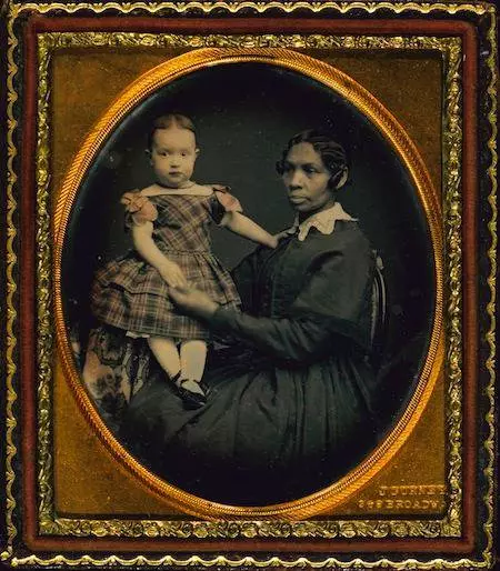 Kona og barn Jeremiah Gurney