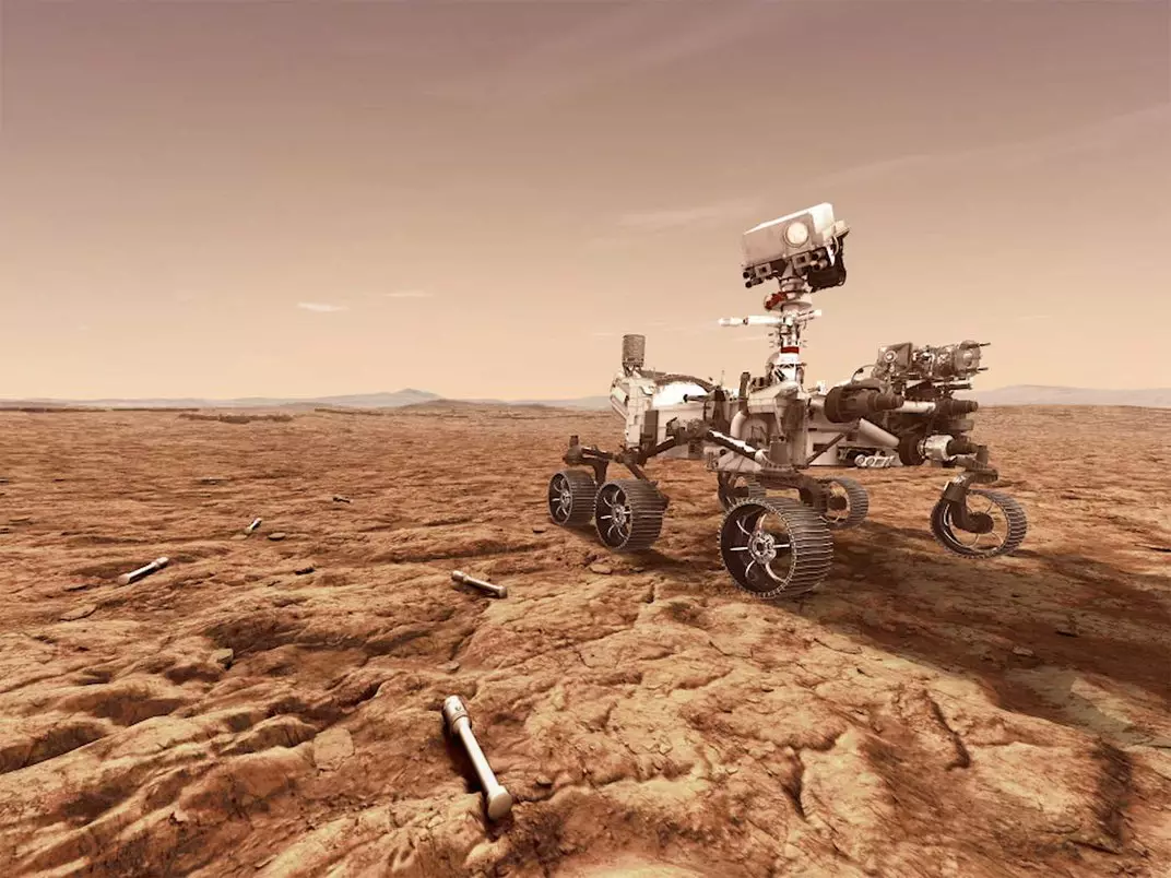 Ilustración de Perseverance Rover of Mars