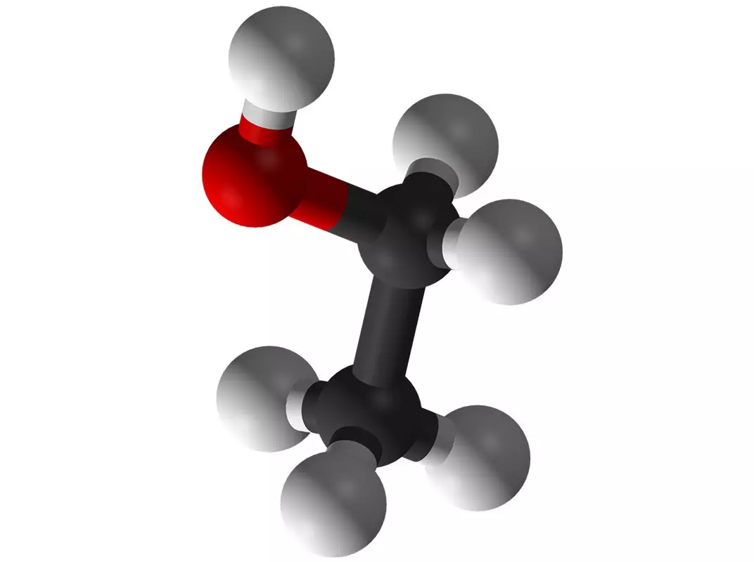Etanol molekulu