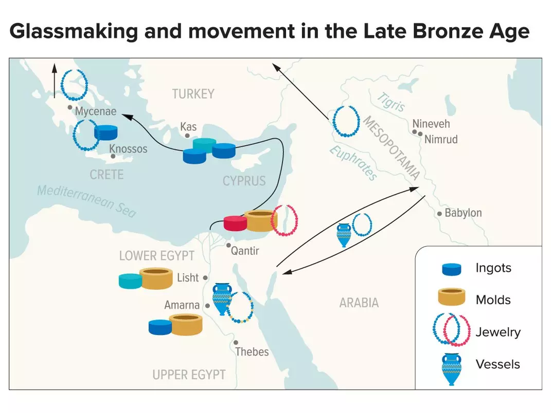 Late Bronze Age nga Mapa sa Salamin