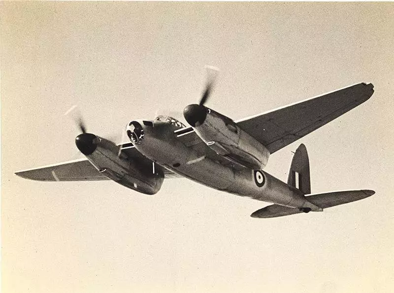 Un Mosquito do Escuadrón da RAF