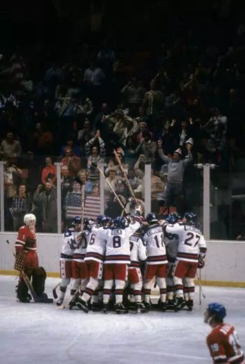 U.S. Mens Hockey Team fan 1980