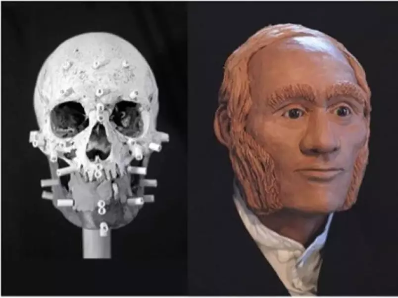 Григориј реконструкција на лицето