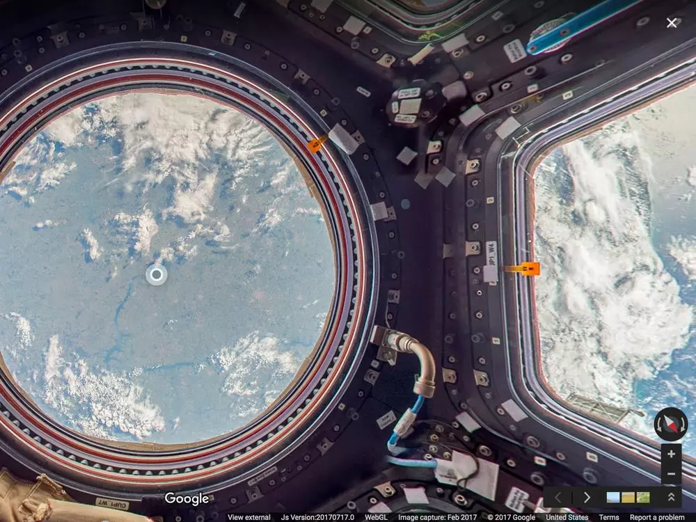 Prozkoumejte Mezinárodní vesmírnou stanici pomocí Google Street View