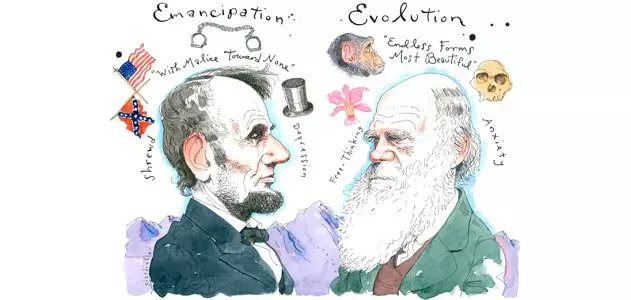 Abraham Lincoln și Charles Darwin