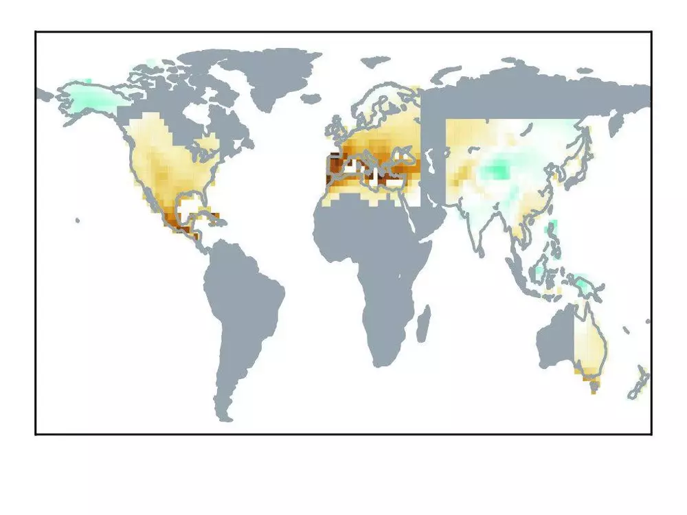 Карта засухи