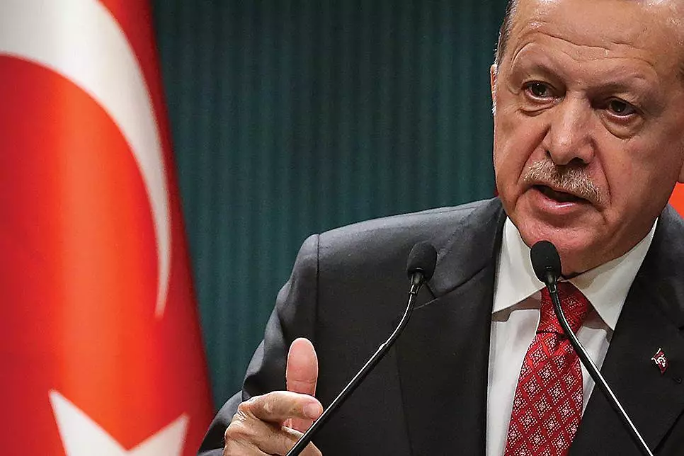 De Turkske presidint Recep Erdogan
