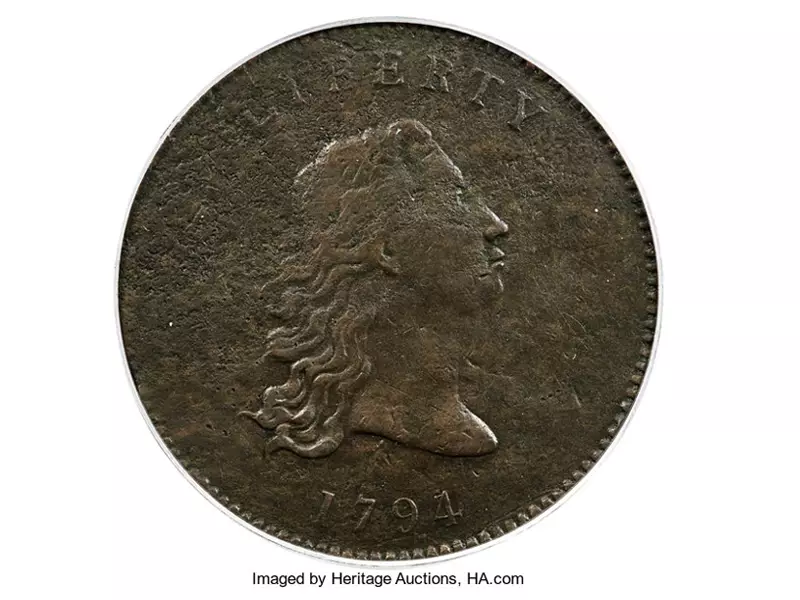 Ett av de första dollarmynten som slogs på US Mint säljs för $840 000