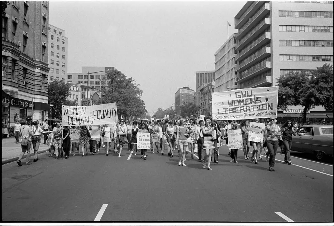 Sieviešu atbrīvošanas marts, 1970. gads