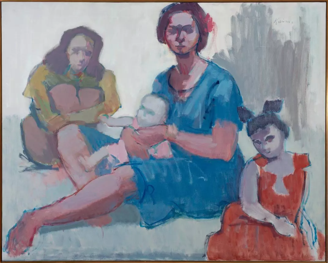 Mutter und Kinder, Jacob Kainen