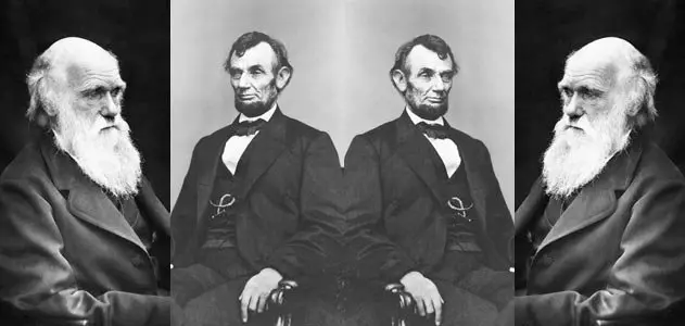Abraham Lincoln og Charles Darwin