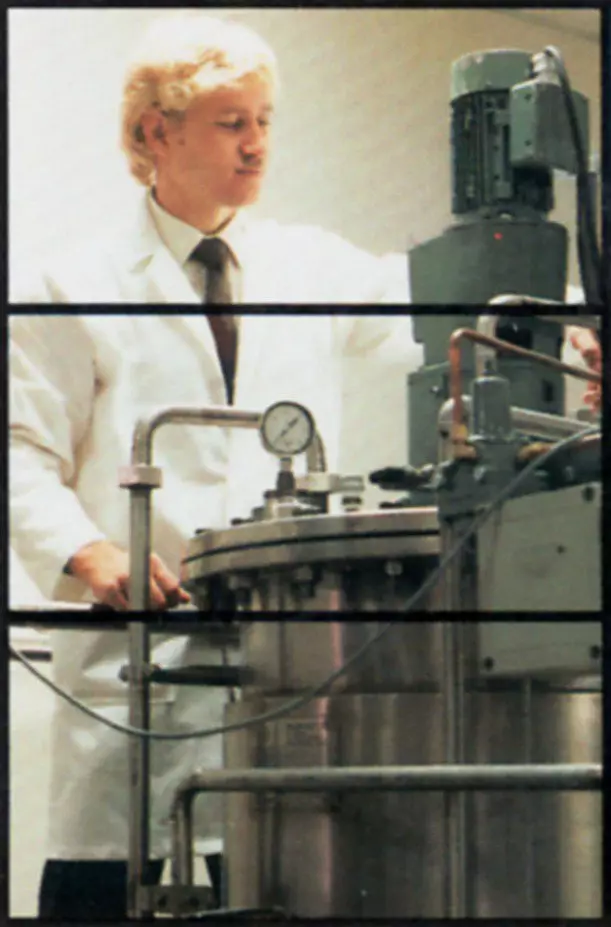 Curt Jones, onye mepụtara Dippin 'Dots, na-arụ ọrụ na Alltech dị ka microbiologist na 1987.
