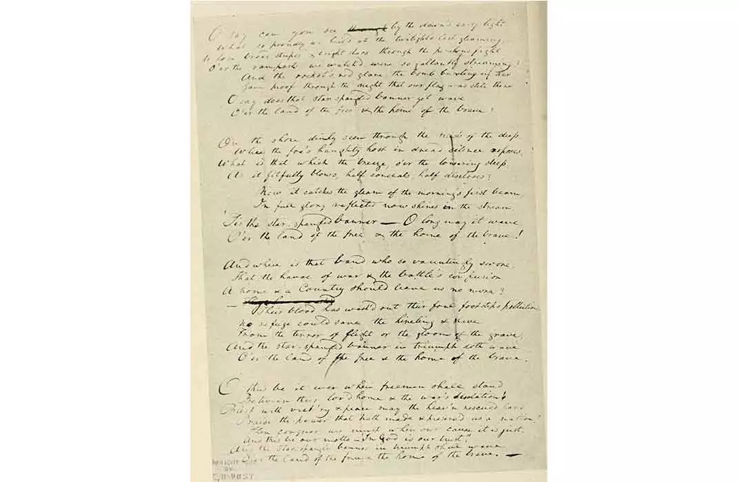 Manuscrisul original al lui Key