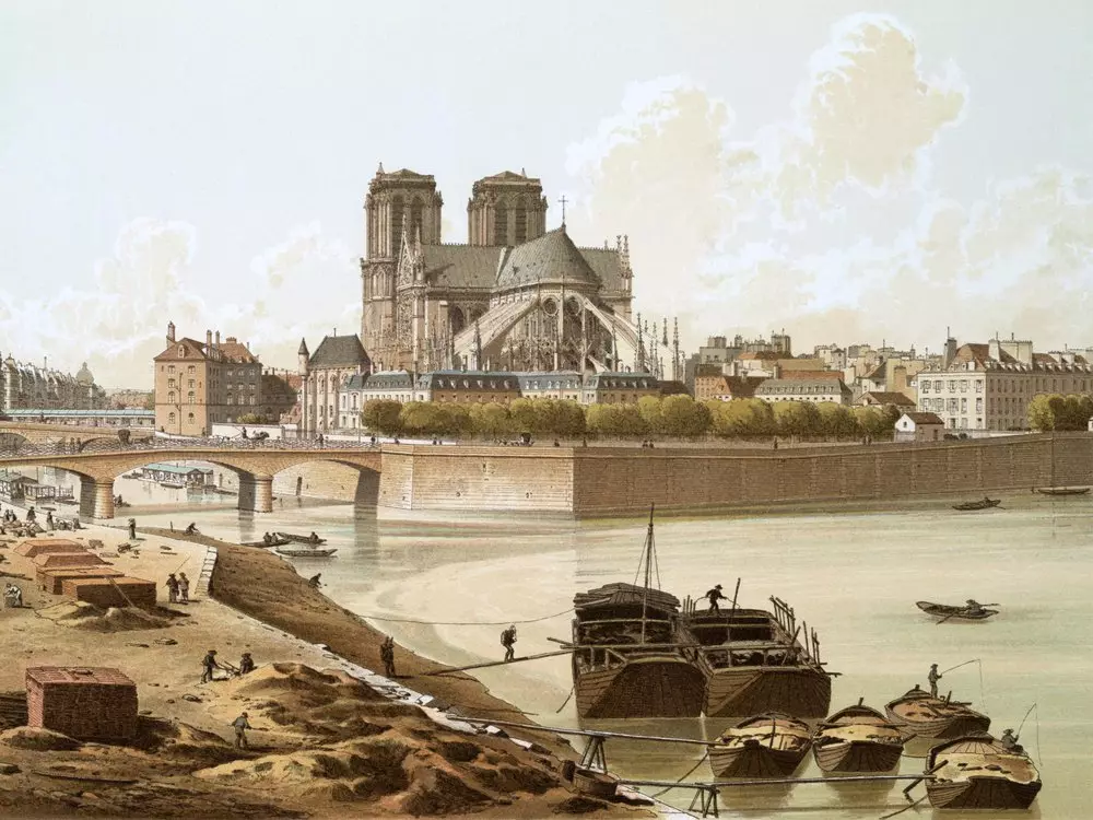 Parīzes Dievmātes katedrāle 1830. gadi