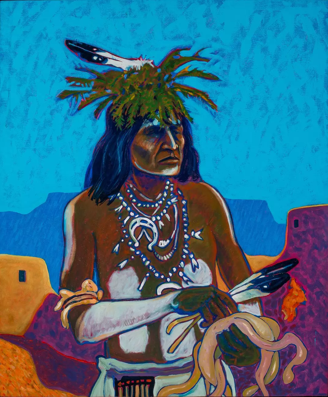 Kamoo T.C. Cannon le Batho ba Mehleng ea Hae ba Fetotse Art ea Native American 30961_8