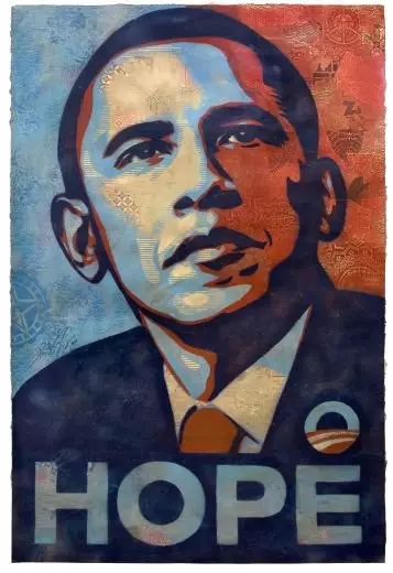 YENİLƏNİB: Milli Portret Qalereyasında İkonik Obama Portreti