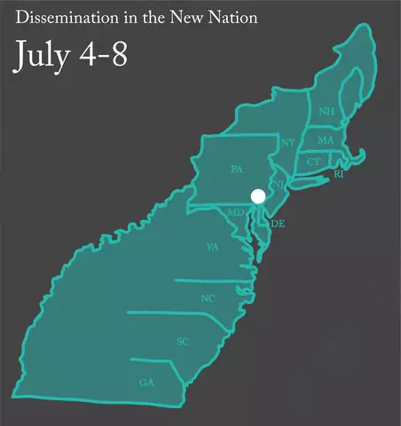 Watch How (Slowly) News of the Declaration of Independence Spread in Real Time 31089_2