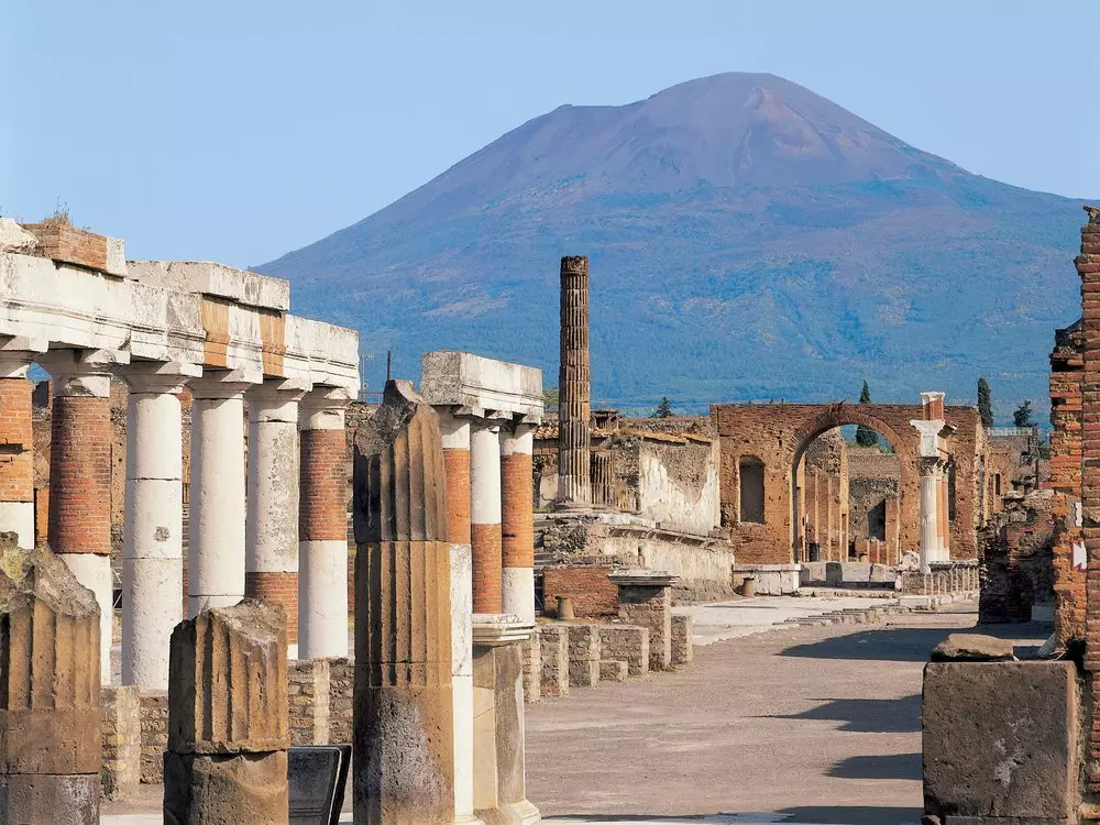 Pompeii ដូចដែលបានឃើញសព្វថ្ងៃនេះ