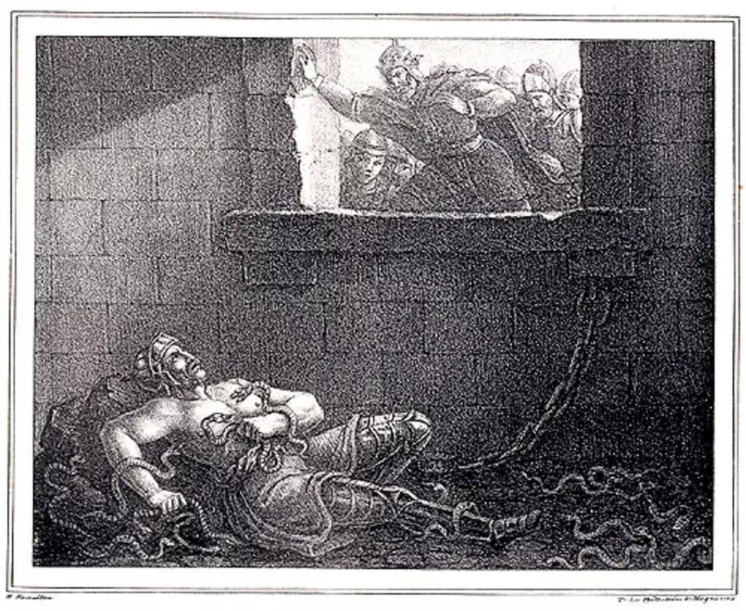 Avrättning av Ragnar Lodbrok