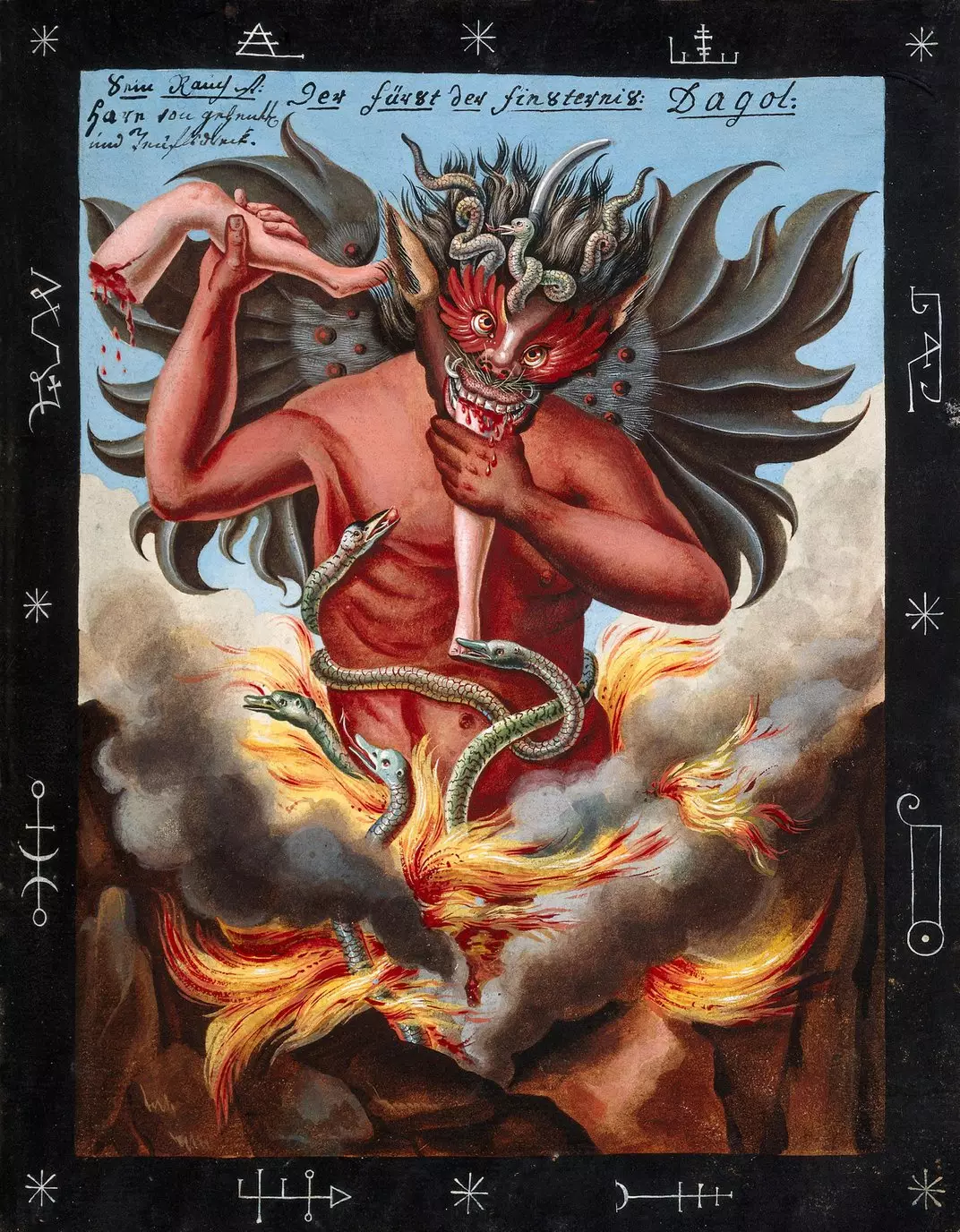 Misali daga Compendium of Demonology and Magic