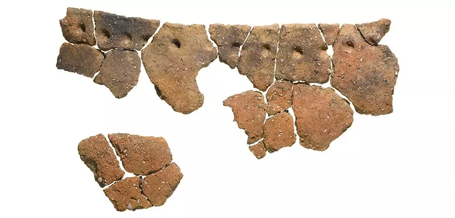 Fragment neolitické nádoby nalezený v Londýně