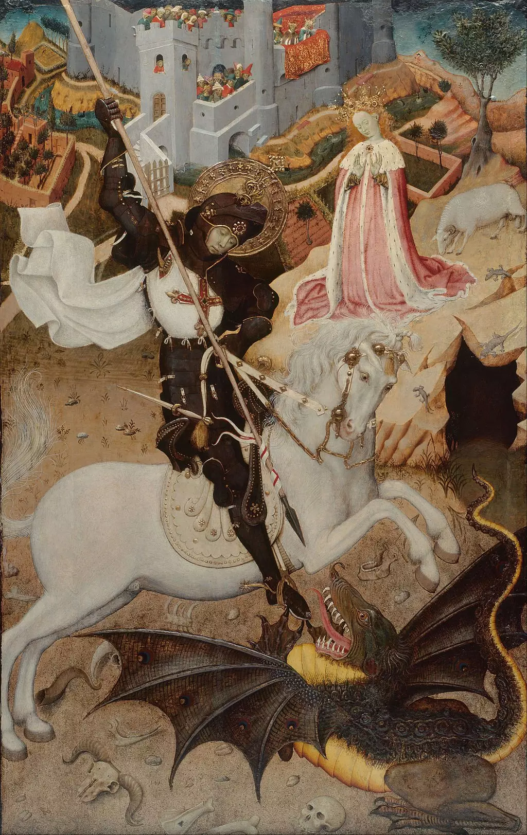 Bernat Martorell, Der heilige Georg tötet den Drachen, 1435