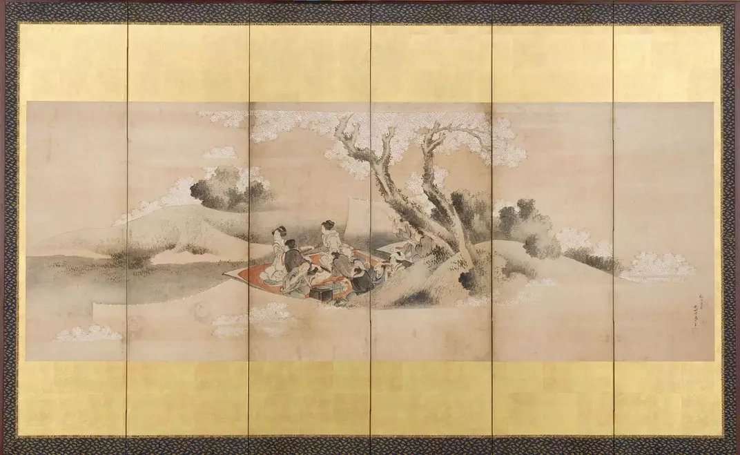 ให้เกียรติประเพณีการชมซากุระในผลงานศิลปะญี่ปุ่นอันเป็นเอกลักษณ์เหล่านี้ 32106_15