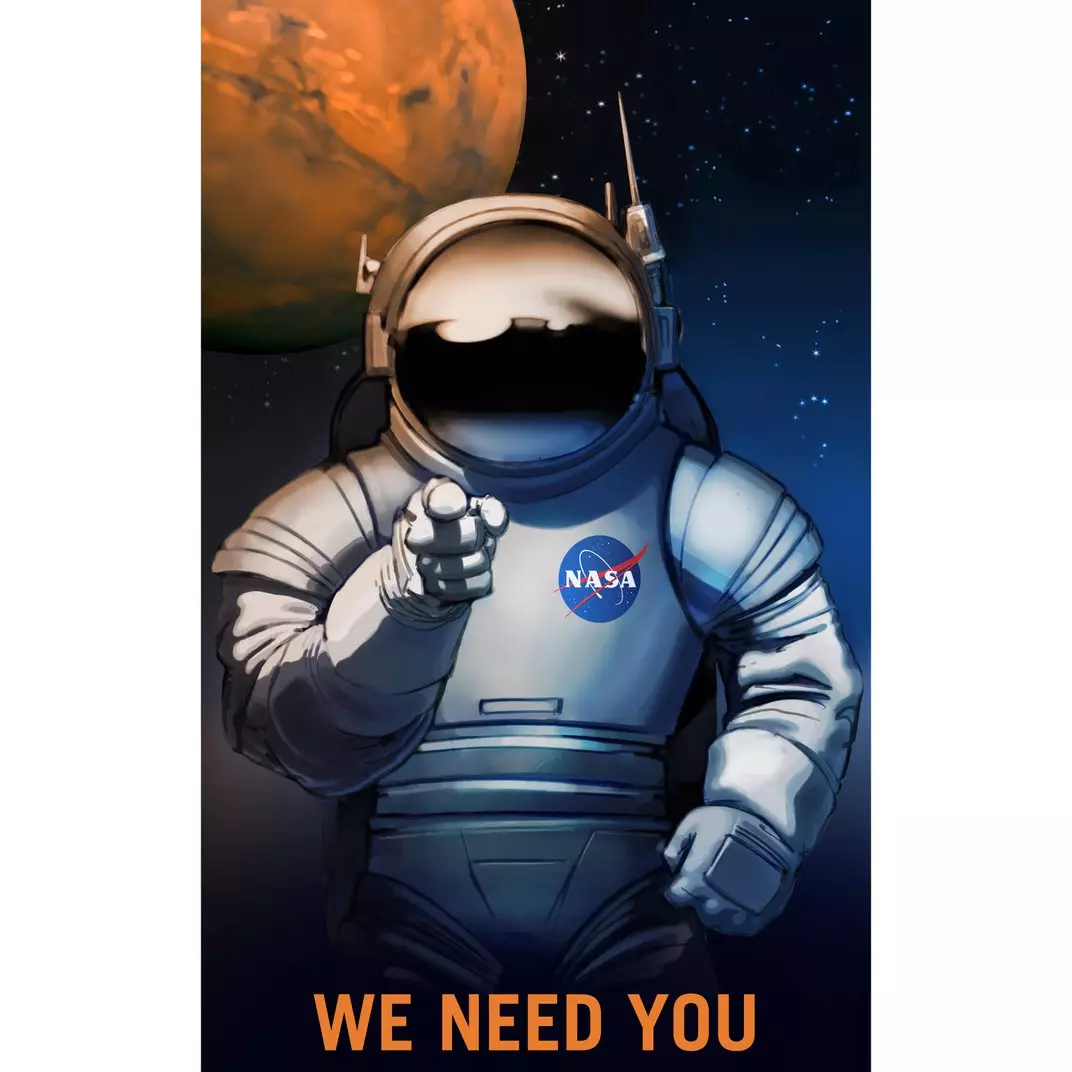 Préift d'NASA Retro Mars Recrutement Poster 32130_8