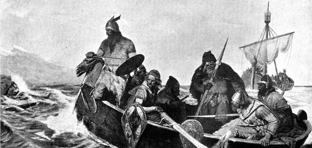 Vikingen landen in IJsland