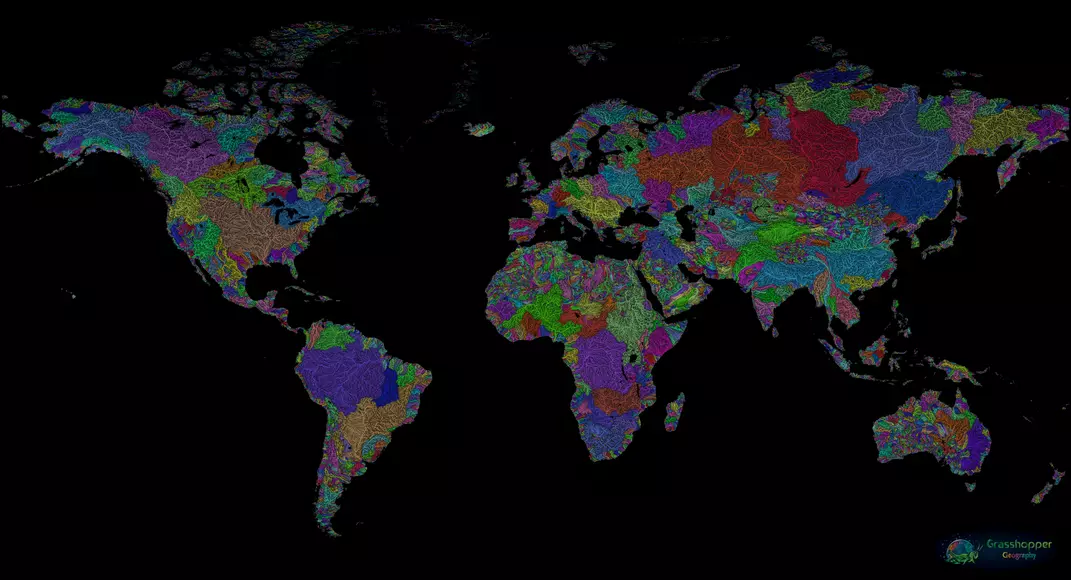 Diese wunderschönen Karten erfassen die Flüsse, die durch unsere Welt pulsieren 32359_4