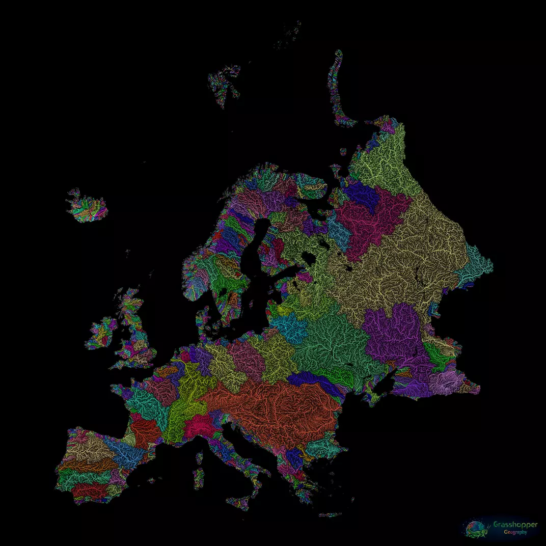 Estes belos mapas capturam os rios que pulsam pelo nosso mundo 32359_5