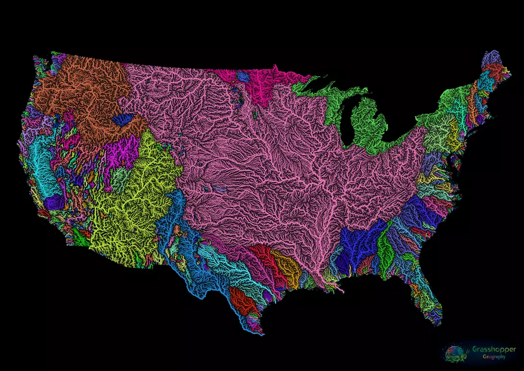 Estes belos mapas capturam os rios que pulsam pelo nosso mundo 32359_9