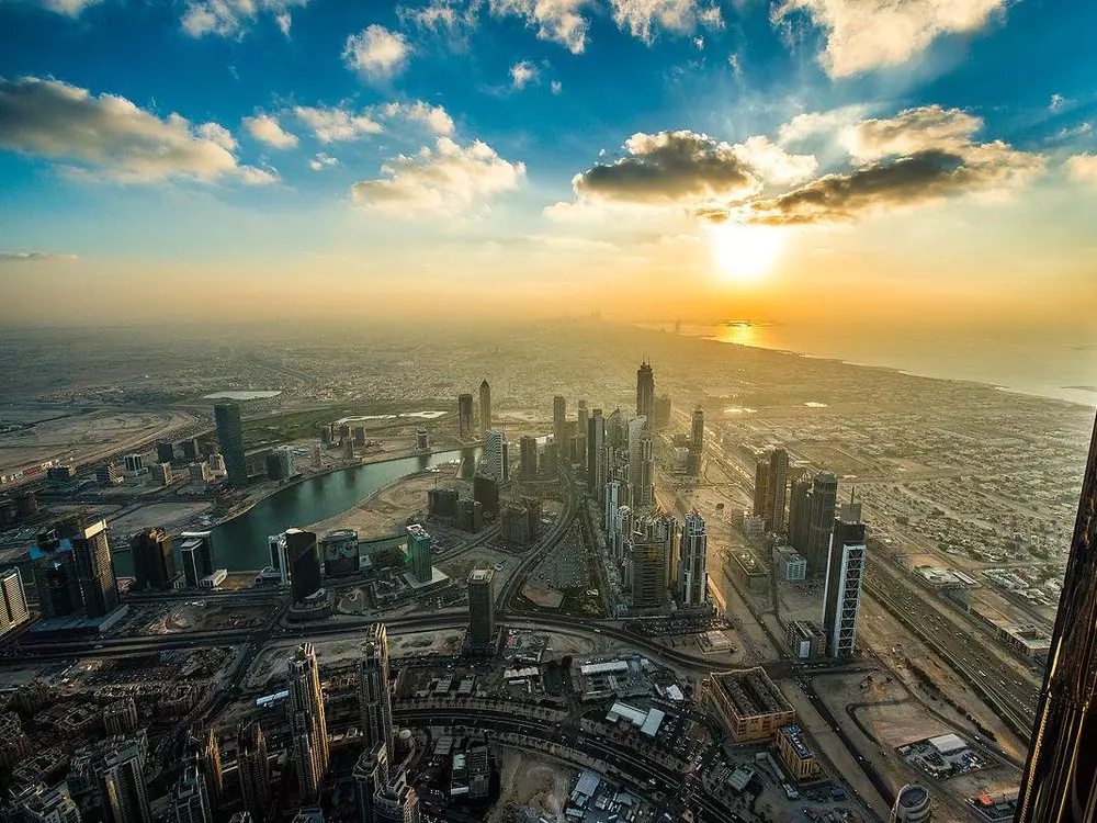 Pogled na središče Dubaja