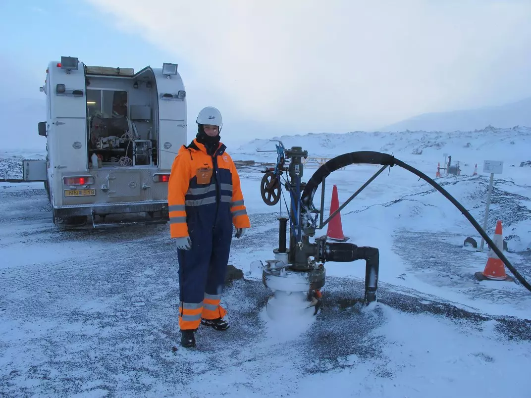 Un projet de capture de carbone en Islande convertit rapidement le dioxyde de carbone en pierre