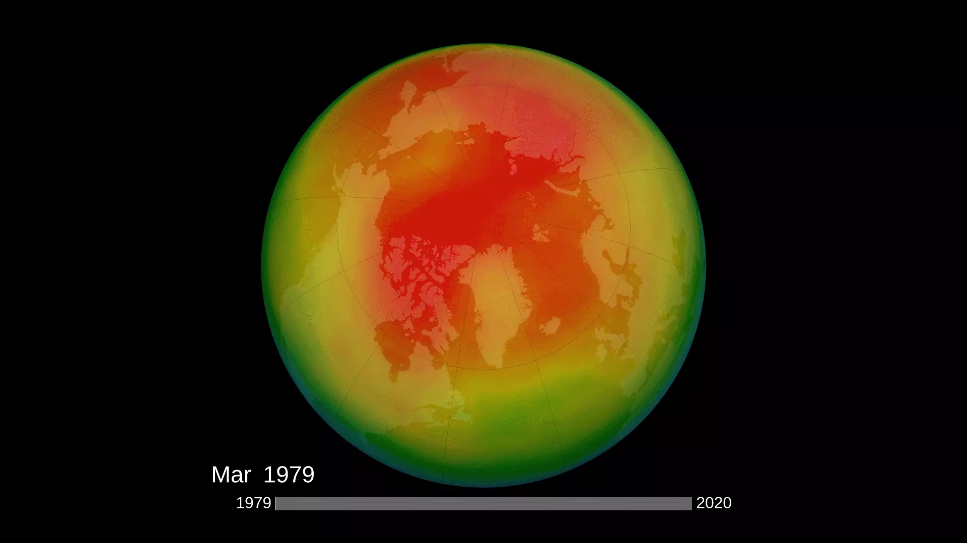 La mayor brecha en el ozono del Ártico desde 1979.