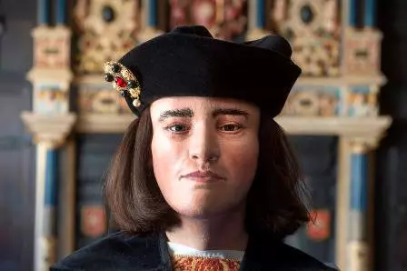 D'rekonstruéiert Gesiicht vum Richard III