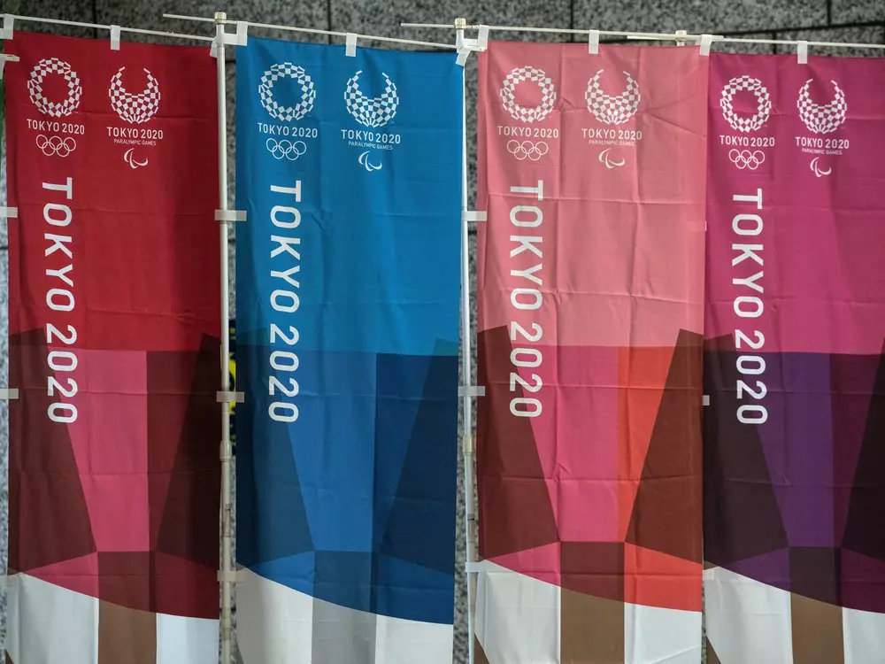 Banner der Olympischen Spiele 2020