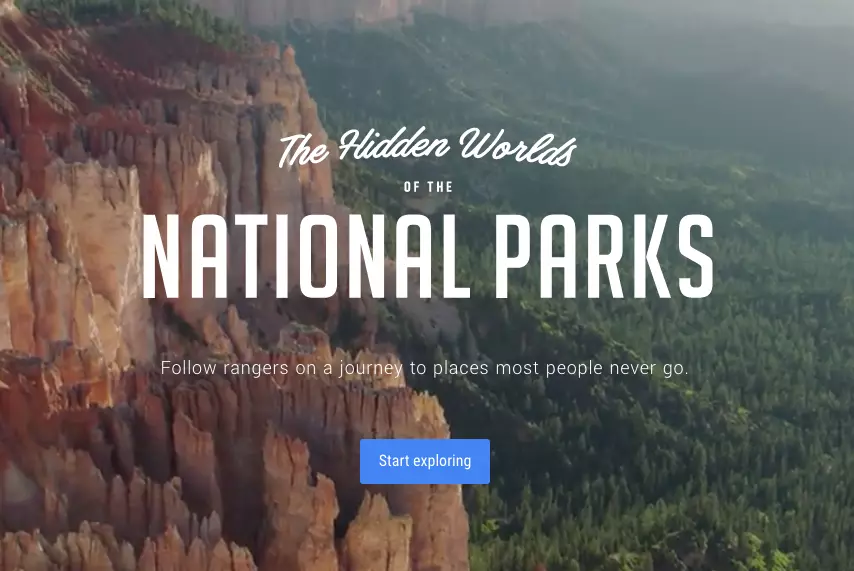 Parcuri naționale Google Arts and Culture