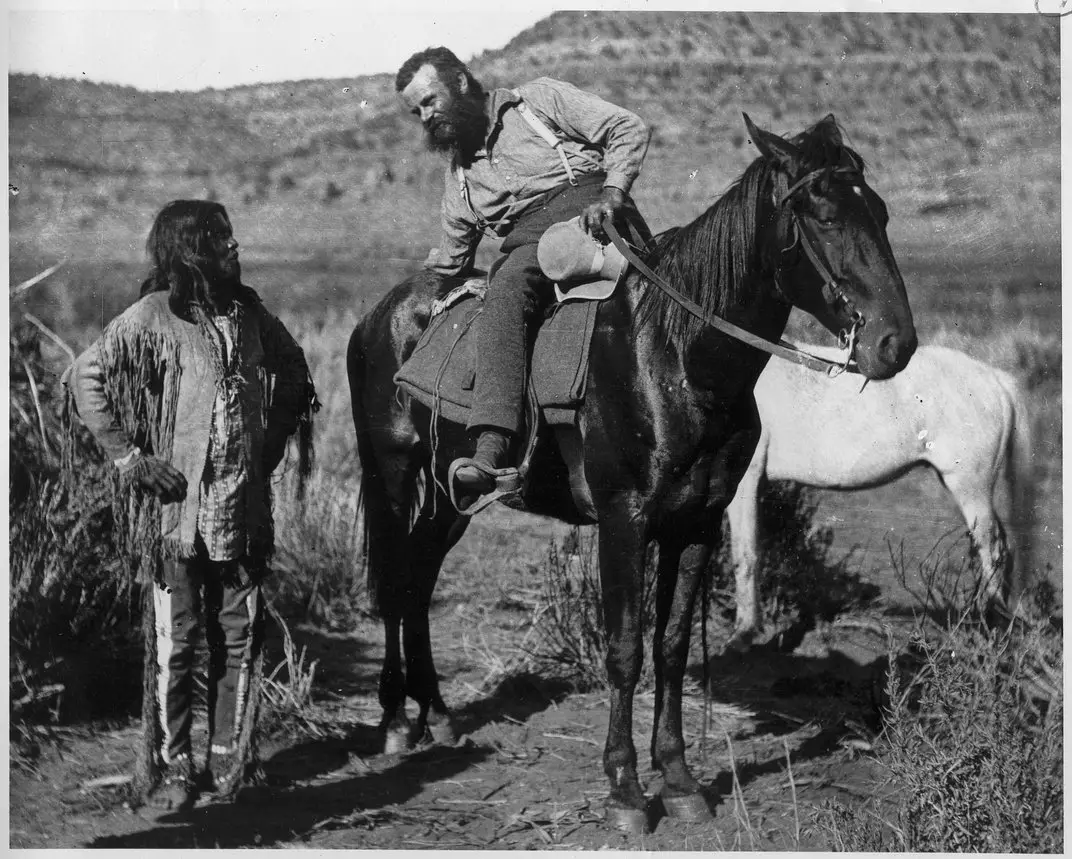 John Wesley Powell gyda Paiute