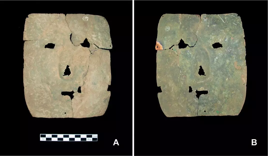 La màscara antiga desafia les teories sobre l'origen del treball del metall a Amèrica del Sud