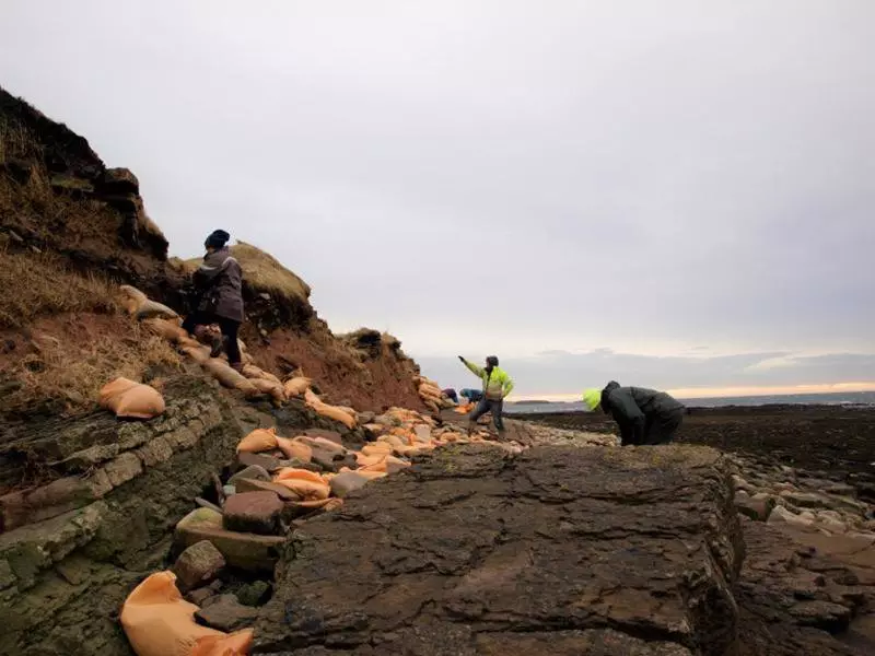 Sukarelawan mindhah sandbags