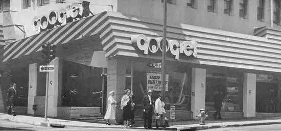 Googies kaffebar, Los Angeles sentrum (1955)