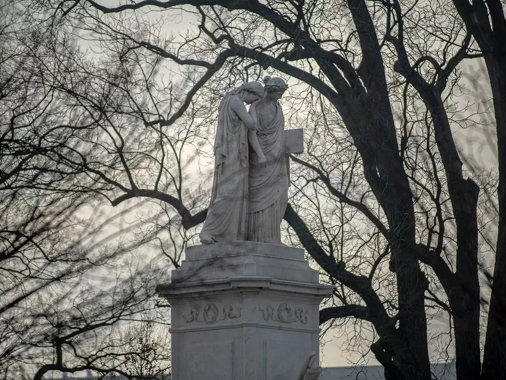 Vredesmonument op die terrein van die US Capitol-gebou