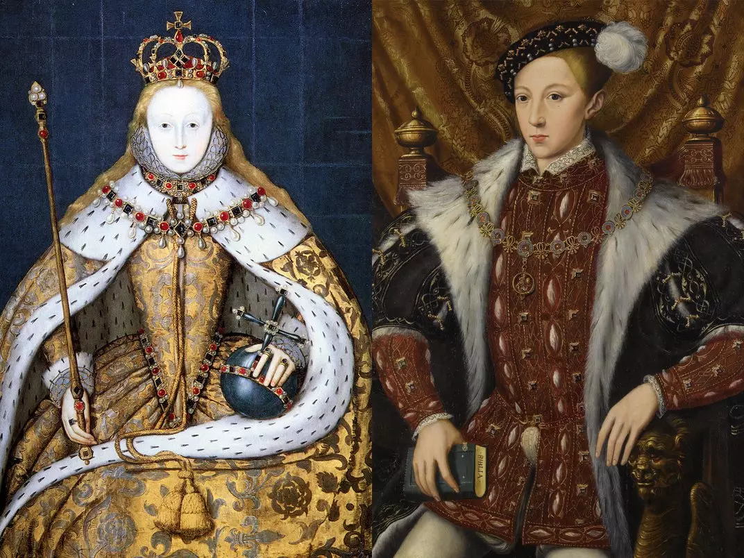 Elizabeth I en Edward VI