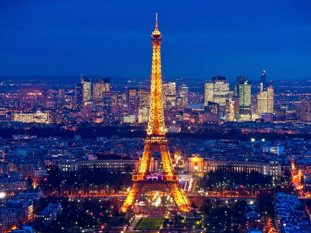 Eiffeltoer by Night, Parys, Frankryk